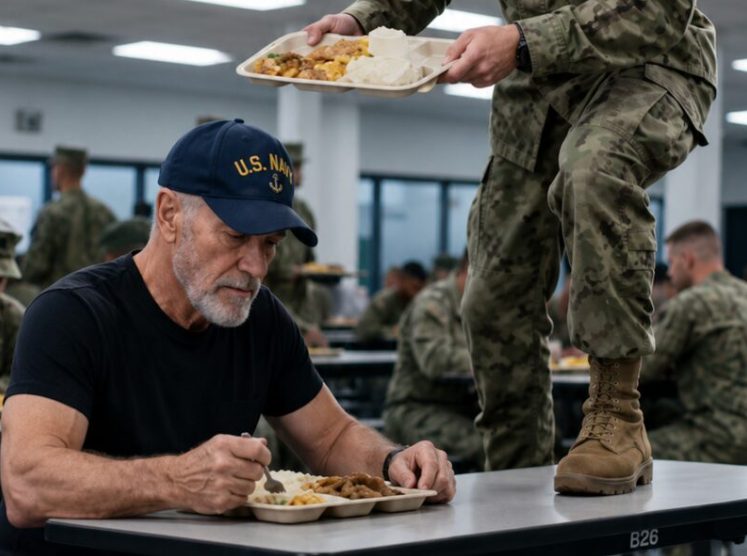 A soldier dumped his entire lunch over an old man’s head and humiliated ...