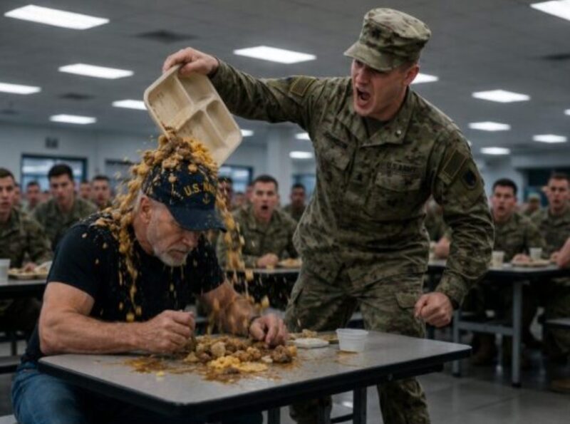 A soldier dumped his entire lunch over an old man’s head and humiliated ...